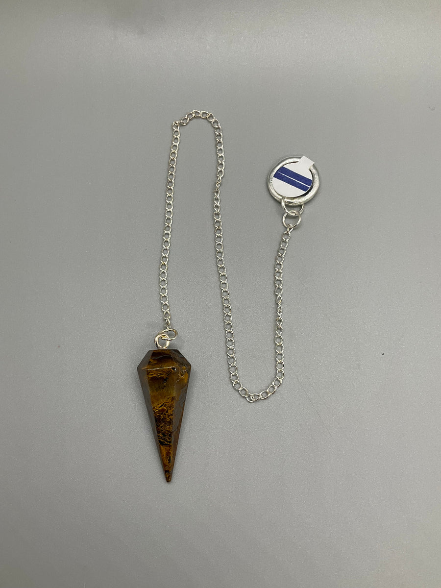 Tiger Iron Pendulum – Earth Gems Ltd